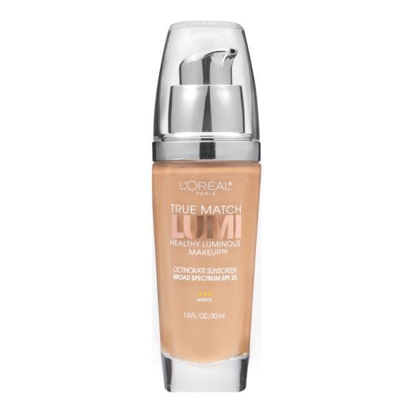 L'Oreal Paris True Match Lumi Healthy Luminous Makeup SPF 19 W6 Sun ...