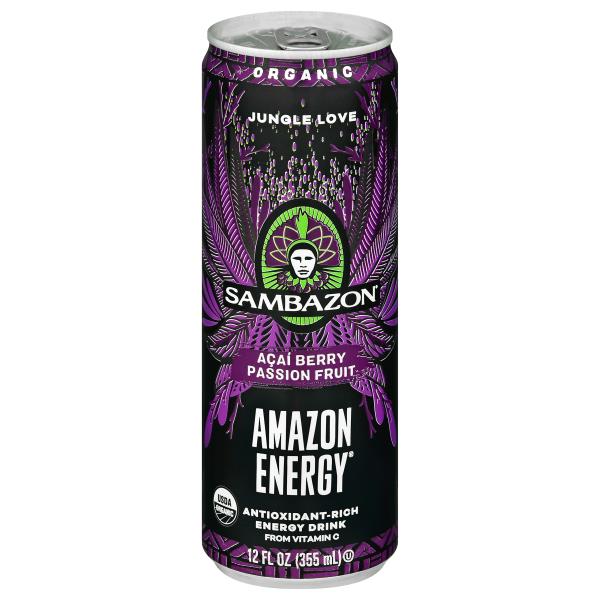 Sambazon Amazon Energy Energy Drink, Acai Berry Passion Fruit, Jungle ...