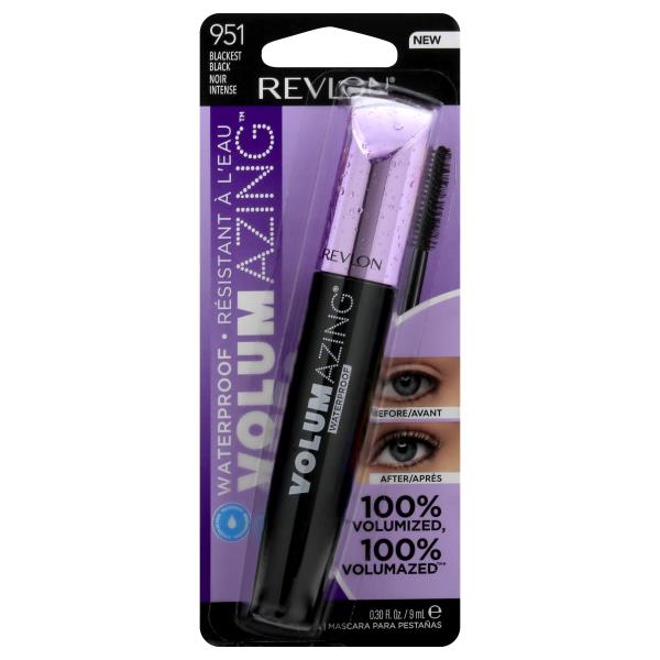Revlon Volumazing Mascara, Waterproof, Blackest Black 951 | Publix ...