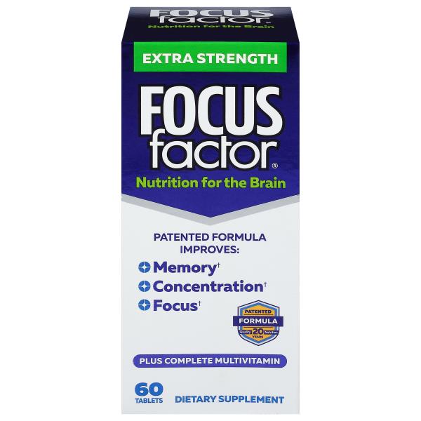 Focus Factor Nutrition for the Brain, Extra Strength, Tablets | Publix ...