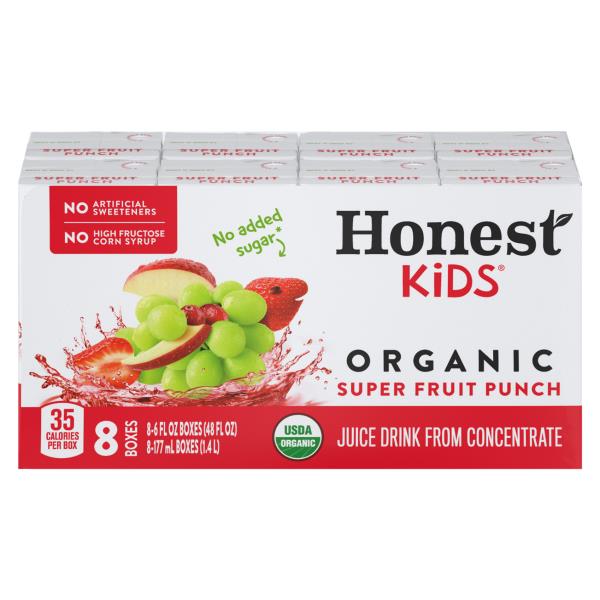 Honest Kids Juice Drink, Organic, Super Fruit Punch | Publix Super Markets