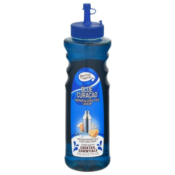 Master of Mixes Liqueur, Alcohol-Free, Blue Curacao, Premium, Cocktail ...