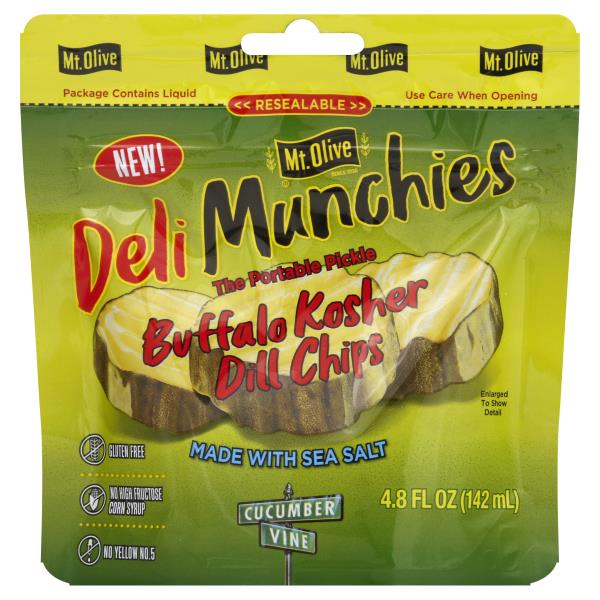 Mt. Olive Deli Munchies Kosher Dill, Buffalo, Chips | Publix Super Markets