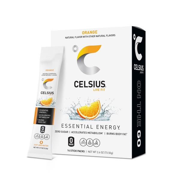 Celsius On The Go Energy Drink Mix, Orange Packets | Publix Super Markets