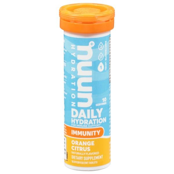 Nuun Daily Hydration, Immunity, Tablets, Orange Citrus | Publix Super ...