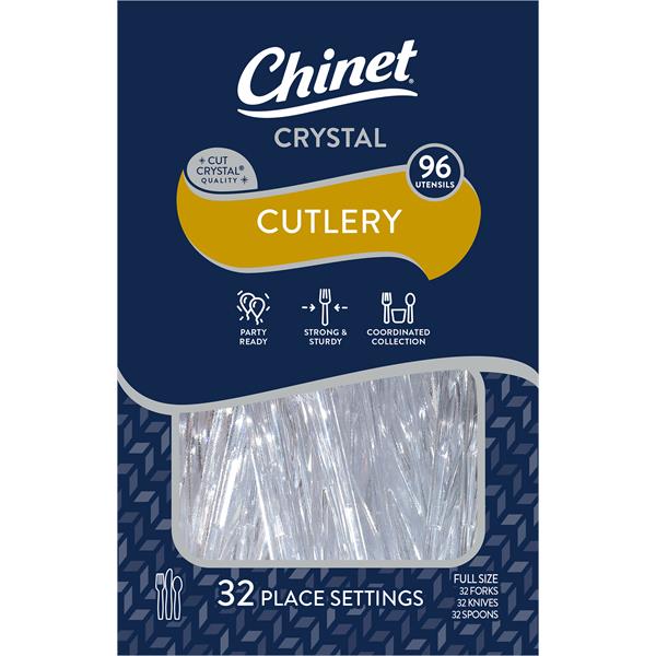 Chinet Crystal Plastic Mixed Cutlery (96 Count) | Publix Super Markets