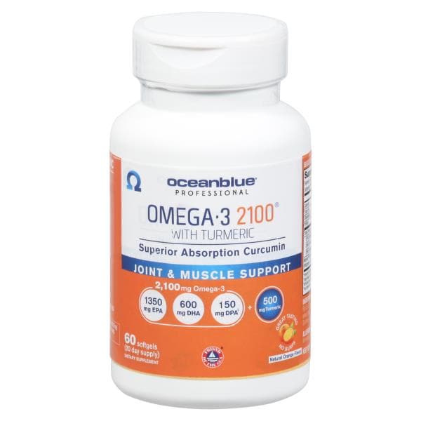 Ocean Blue Professional Omega-3 2100, Natural Orange Flavor | Publix ...